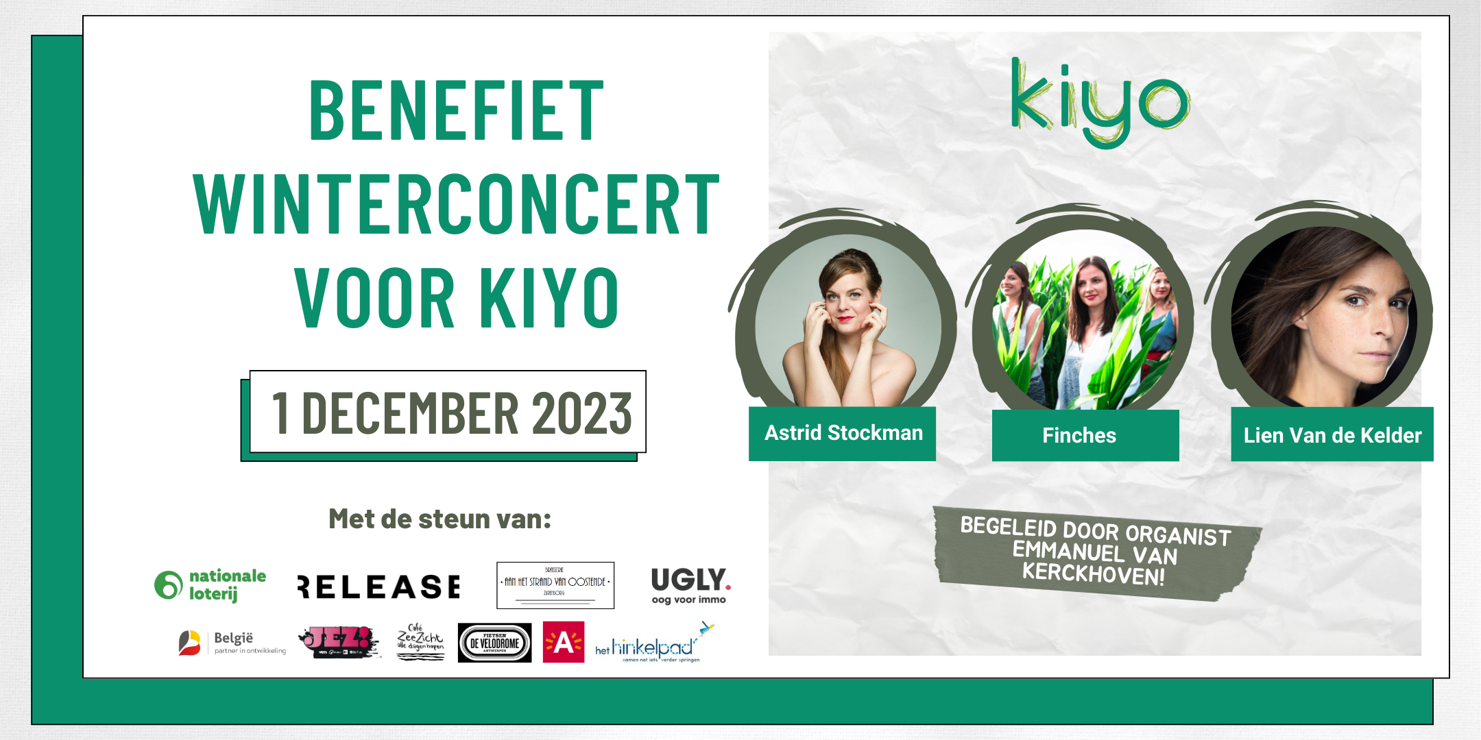 WINTER CONCERT 1 December 2023 | SOLD OUT! | KIYO NGO voor kinderrechten